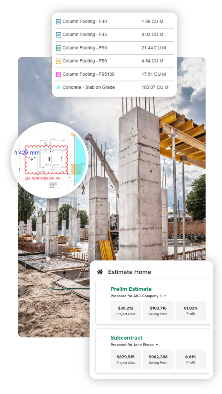 Free Concrete Estimating Software & Takeoff Software | STACK