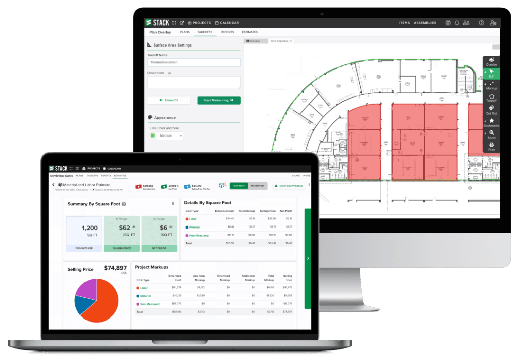 Insulation Estimating, Takeoff, And Bidding Software | STACK