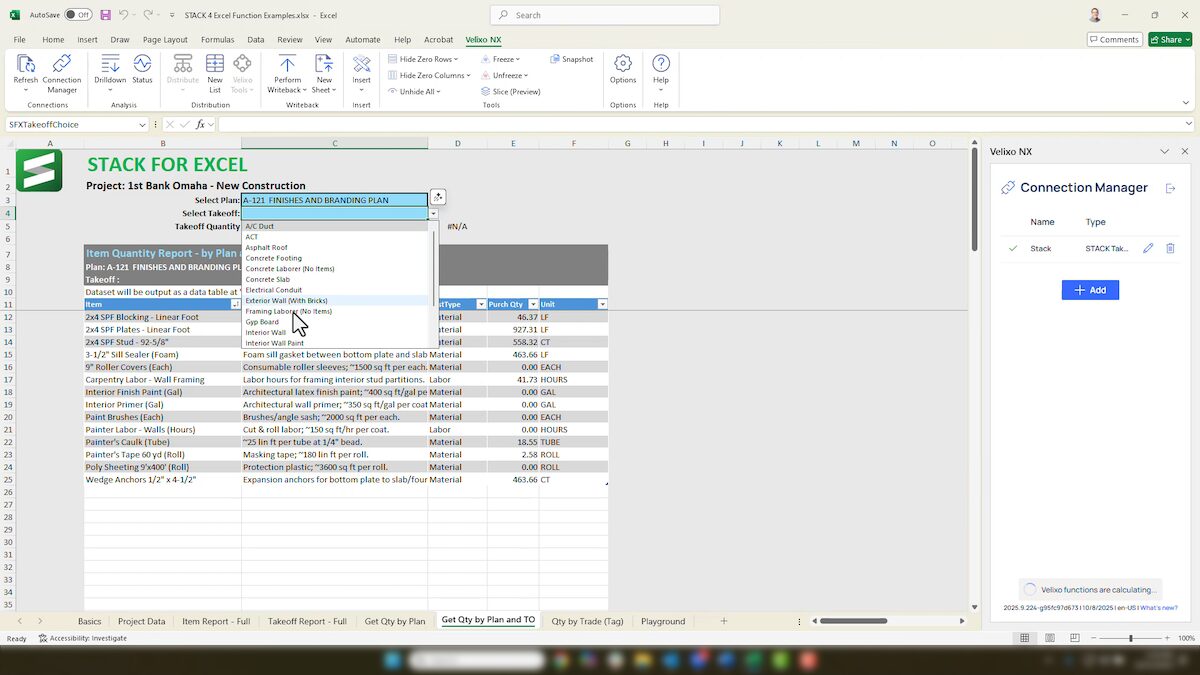 STACK for Excel - STACK Construction Technologies