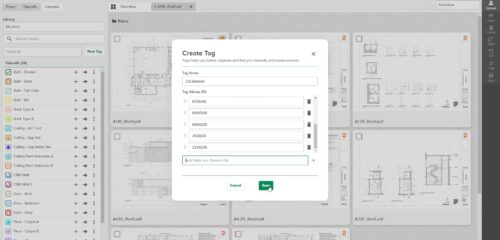 Project Takeoff Tags - STACK Construction Technologies